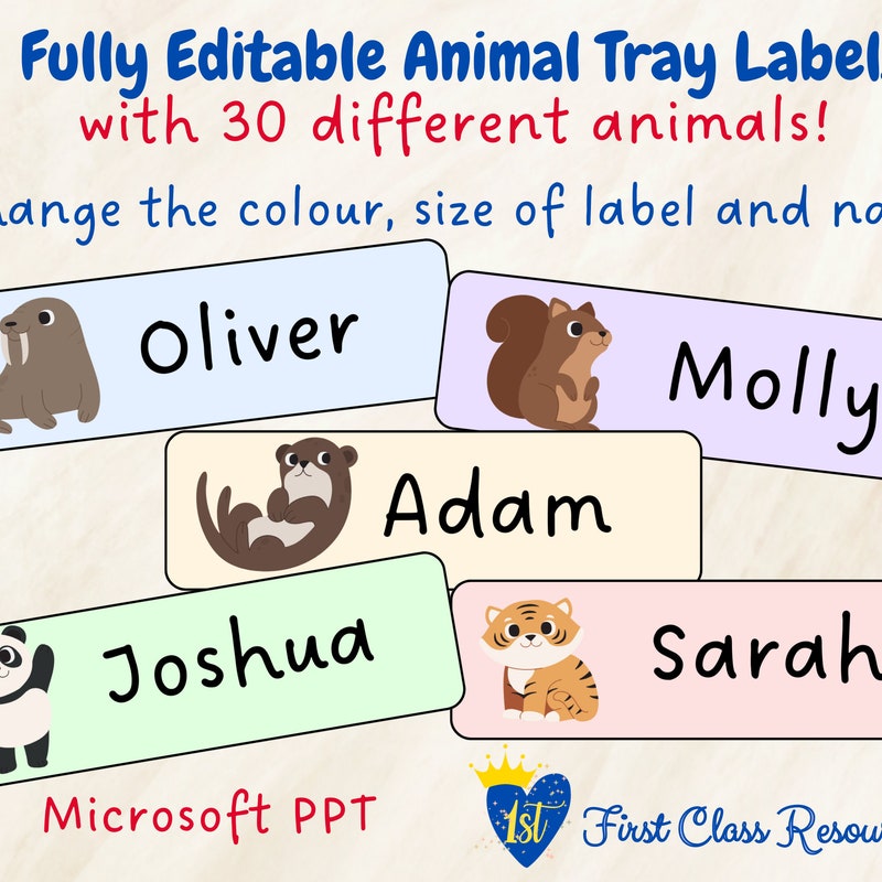 Peg Labels Editable - Etsy UK