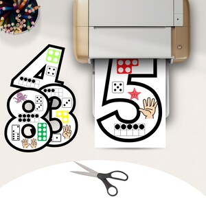 Number Anchor Charts 1-10, Large Number Posters for Preschool, Ten ...