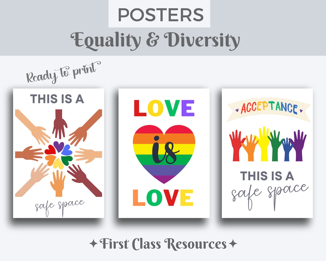 Classroom Posters Inclusivity, Diversity Poster, Inclusion Poster ...