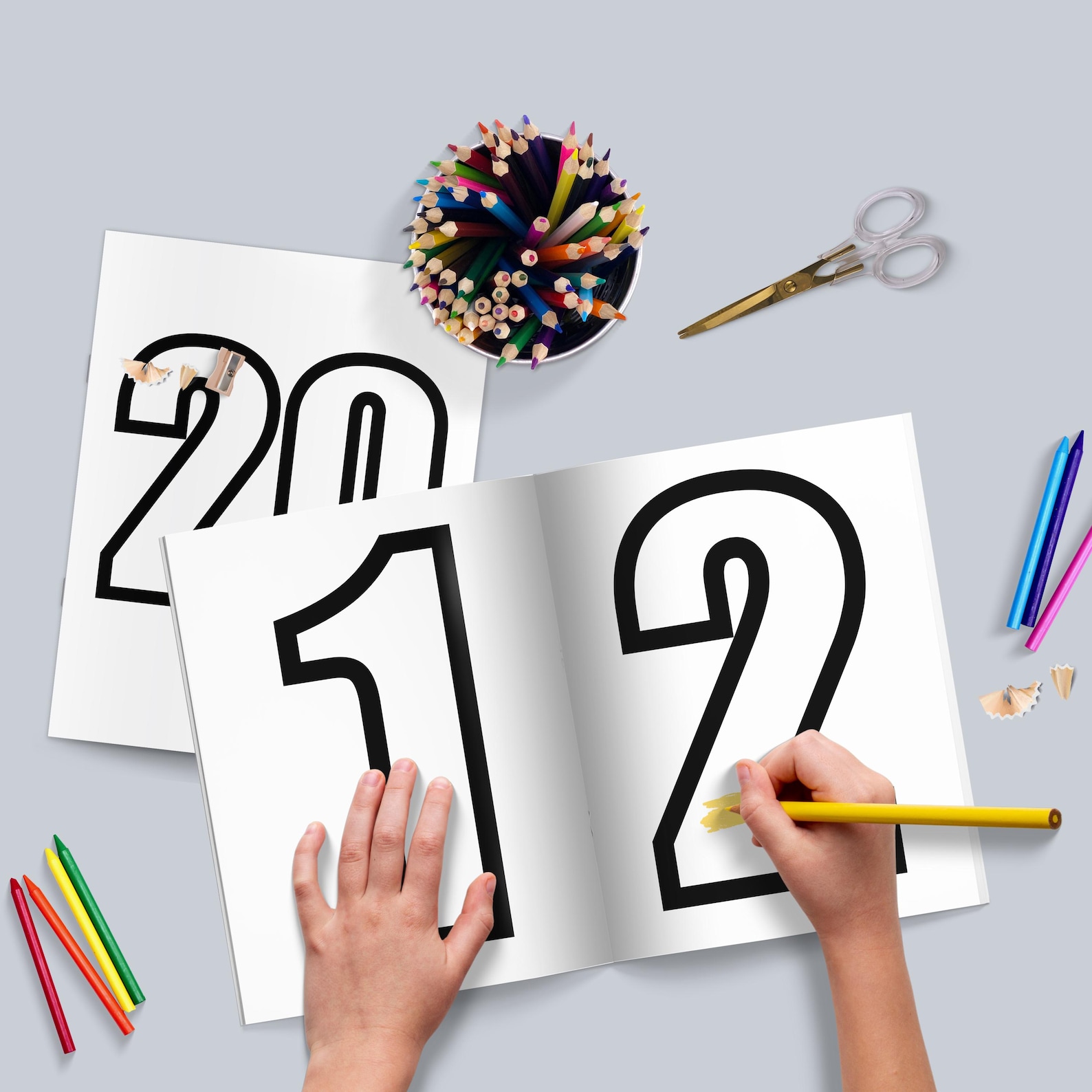 Large Printable Numbers for Classroom, Printable Numbers 0-20 Block ...