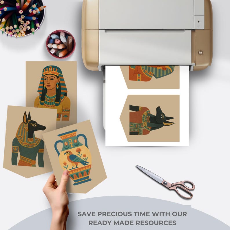 Bulletin Board Displays, Ancient Egypt Bunting and Borders Printable ...