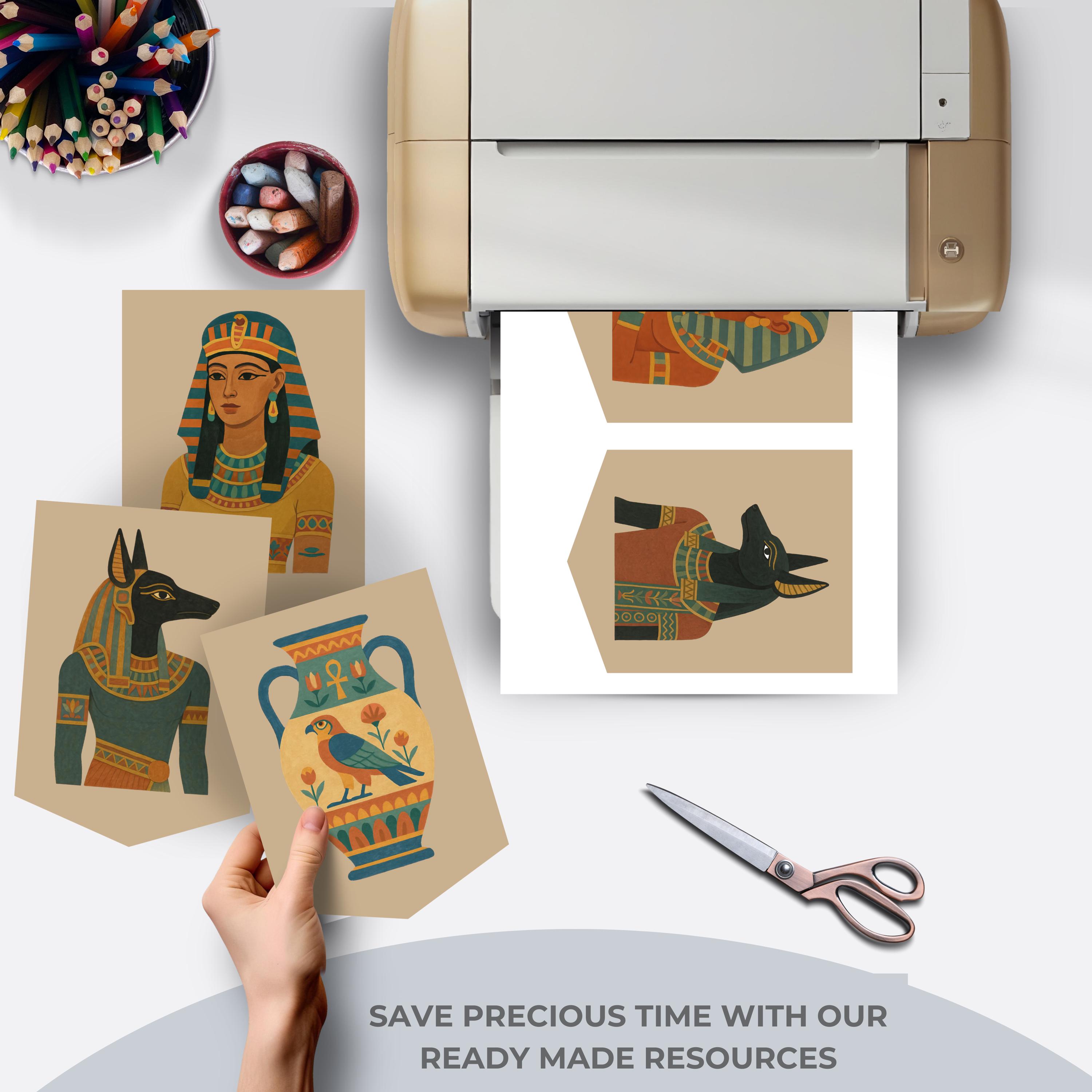 Bulletin Board Displays, Ancient Egypt Bunting and Borders Printable ...