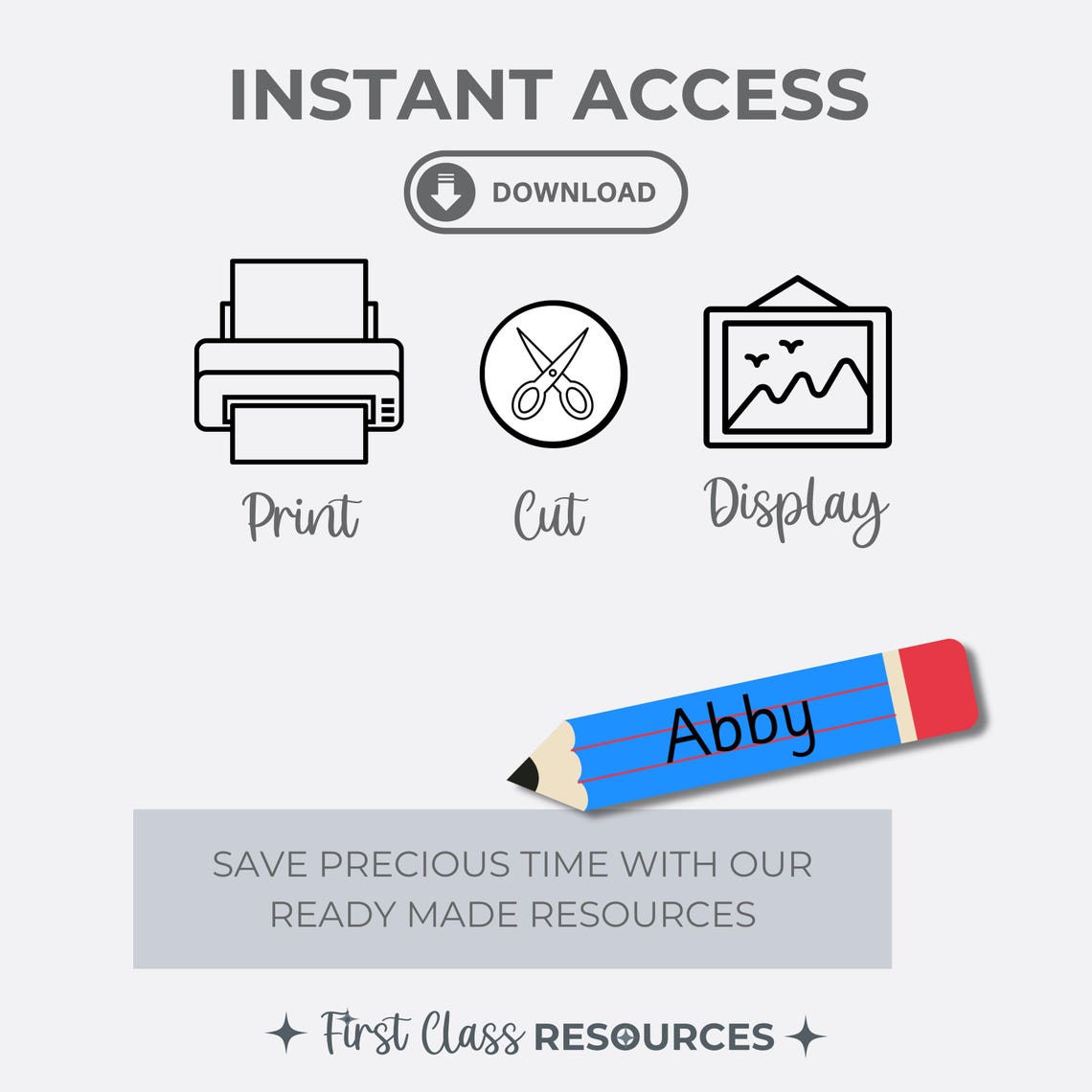 Editable Pencil Name Tags, Classroom Labels, Teacher Desk Name Plates ...