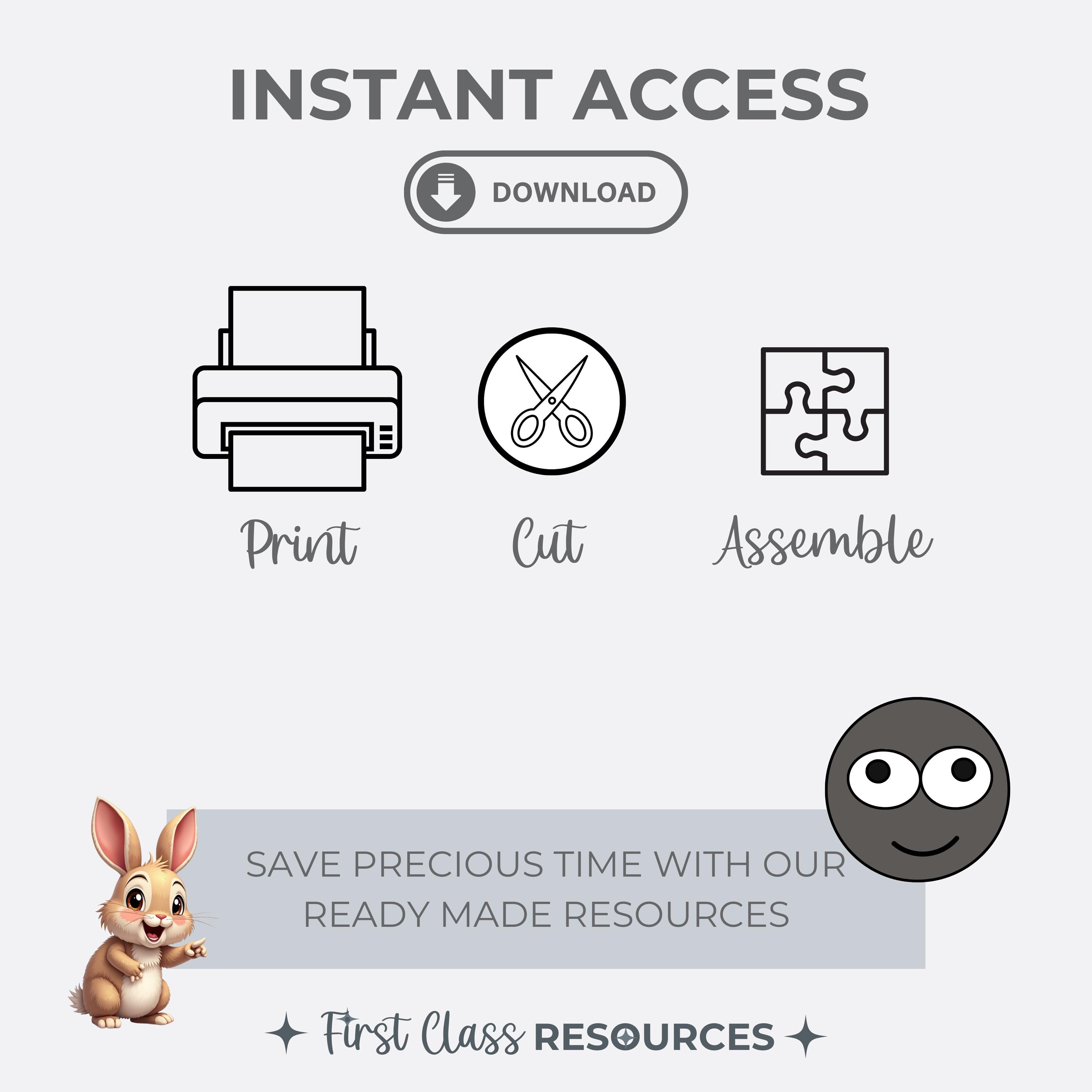 Build a Ladybird Ladybug Craft, Insect Cut and Paste Activity, Spring ...