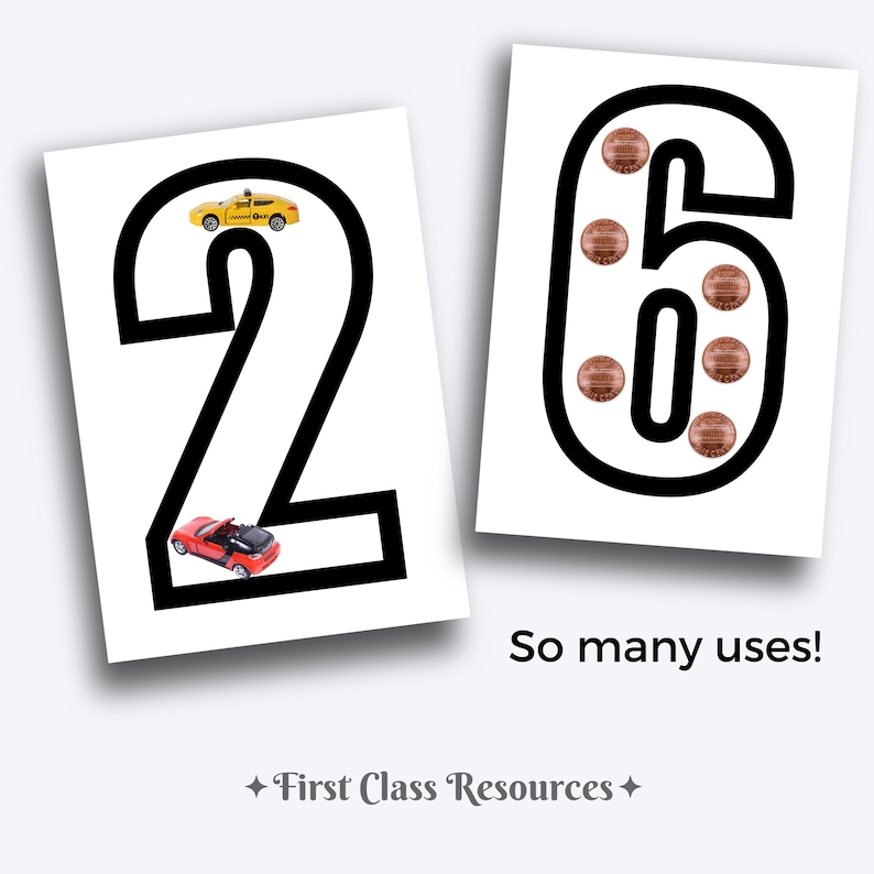 Large Printable Numbers for Classroom, Printable Numbers 0-20 Block ...
