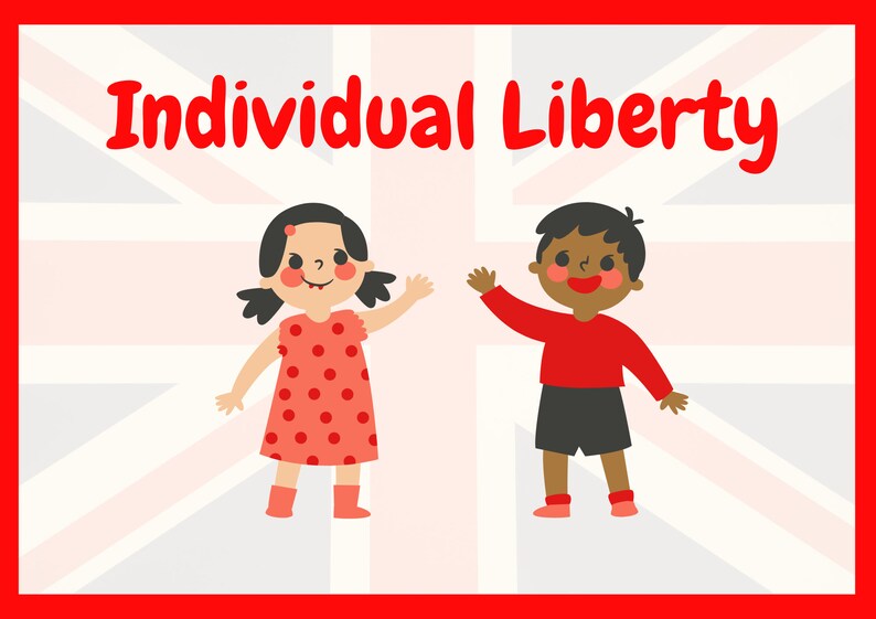 British Values Classroom Posters, Set of 6, Democracy, Liberty ...