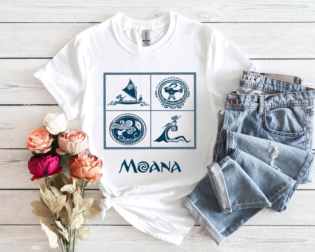Moana Shirts Moana and Maui Tees Princess Shirts Disneyland - Etsy