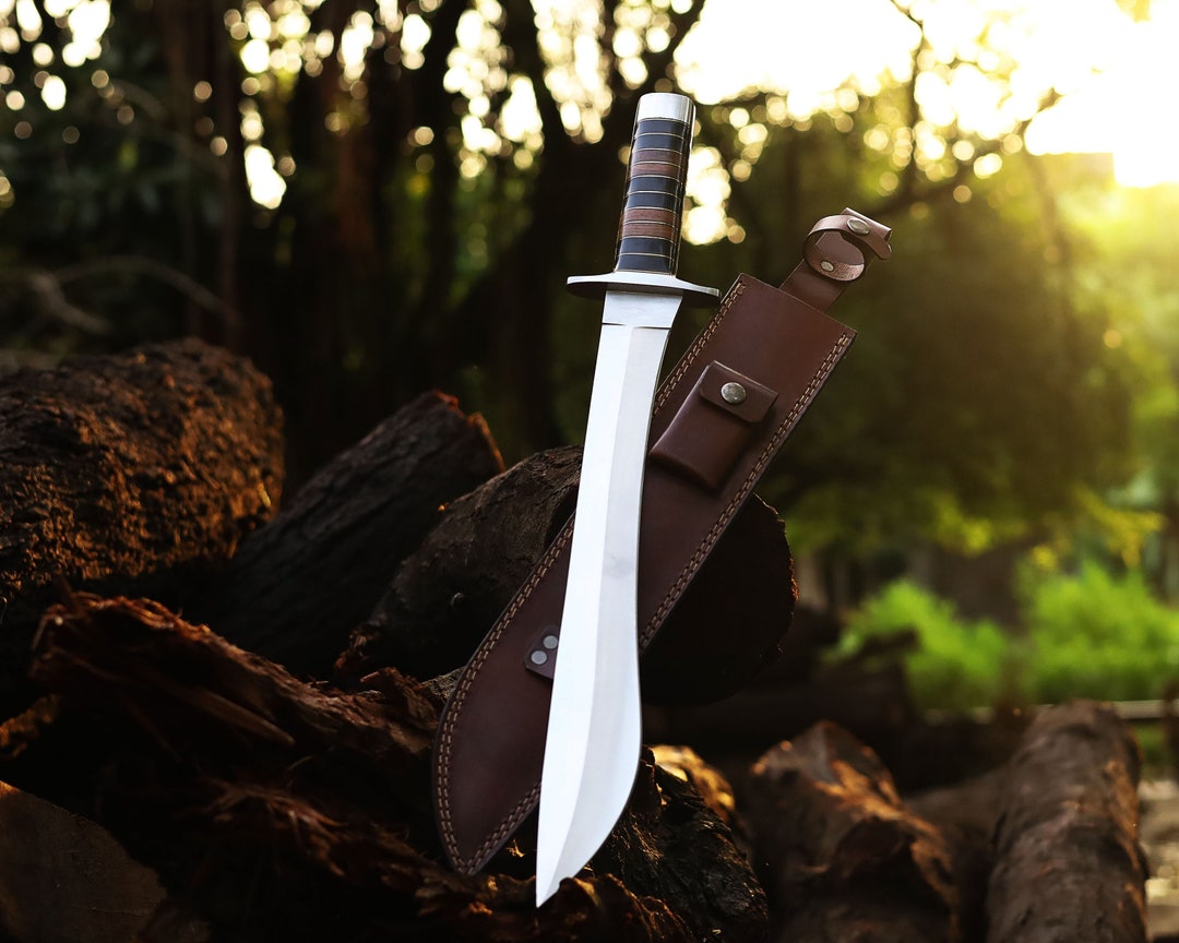 Hand Made J2 Steel Hunting Sword, Multi Functional Sword, Outdoor Sword ...