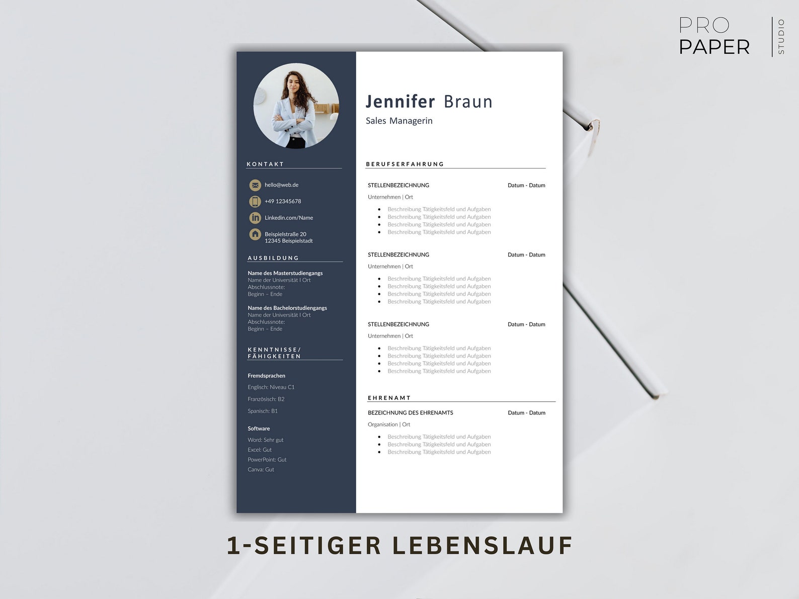 Application Template, CV Template Word, Modern CV, Cover Letter ...