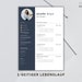 Application Template, CV Template Word, Modern CV, Cover Letter ...