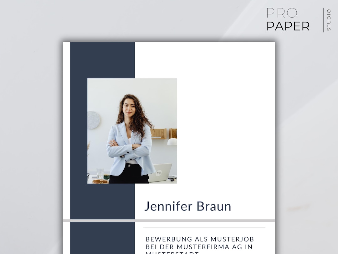 Cover Letter & Cover Page Word Template - Professional Design for Entry ...