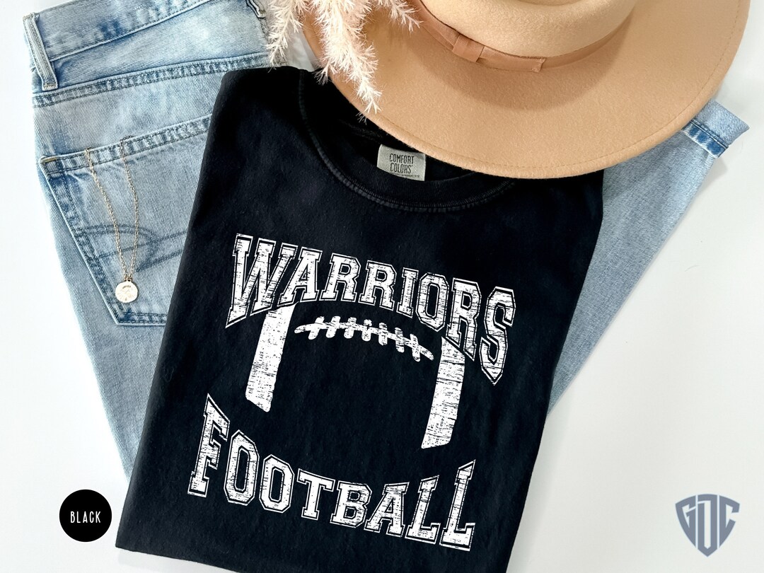 Camiseta Warriors Football Comfort Colors, regalo perfecto para los ...