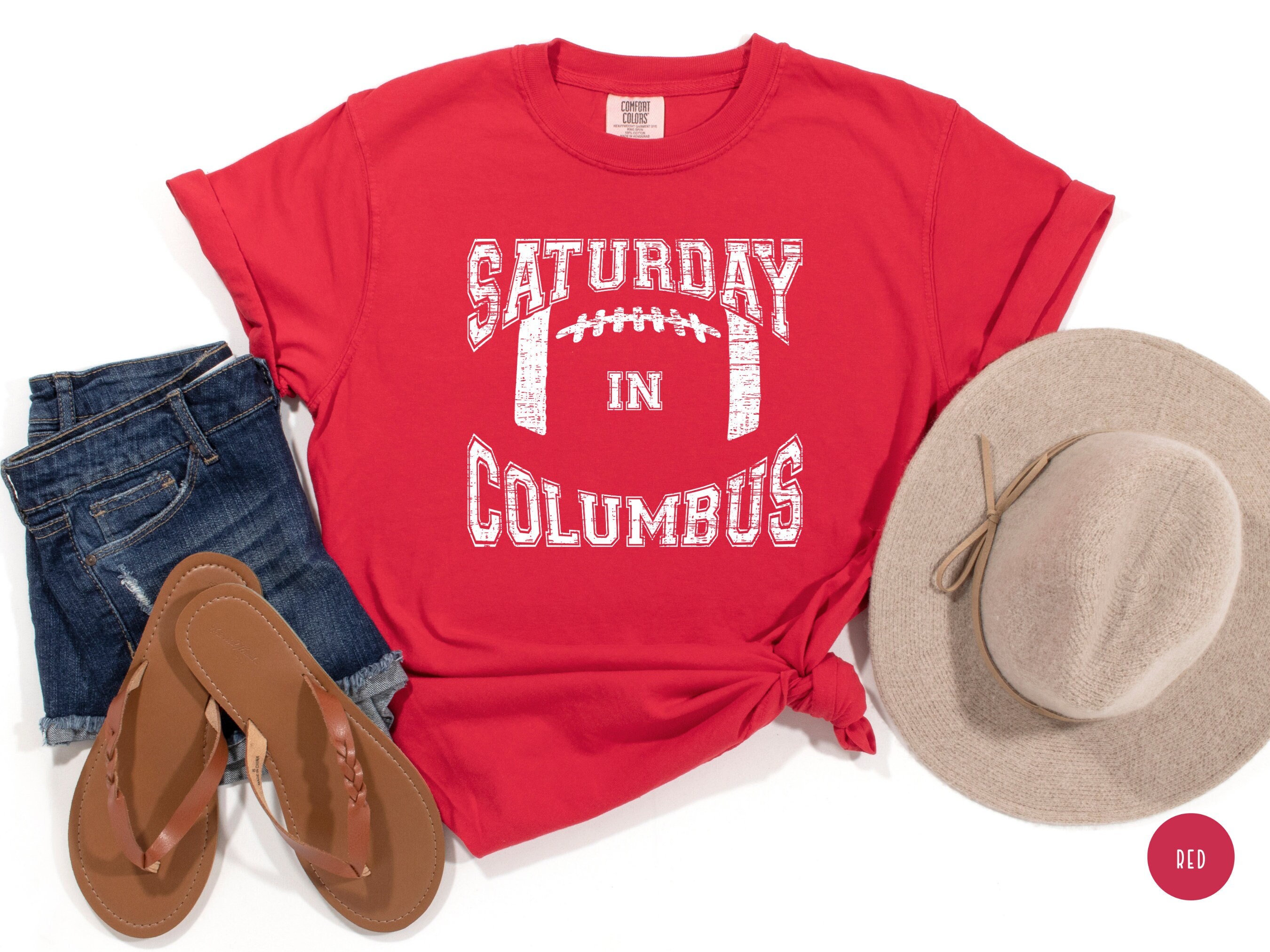 Vintage Ohio State Football Shirt, Saturday in Columbus Tshirt, OSU ...