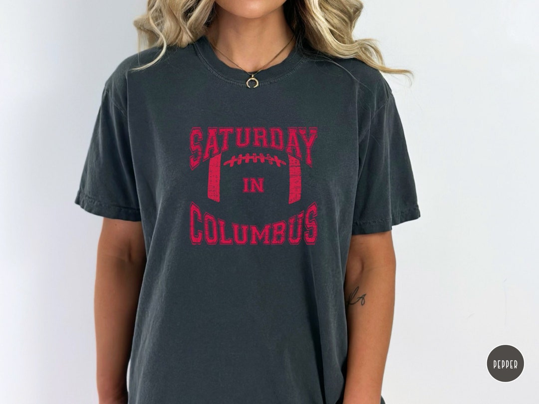 Vintage Ohio State Football Shirt, Saturday in Columbus Tshirt, OSU ...