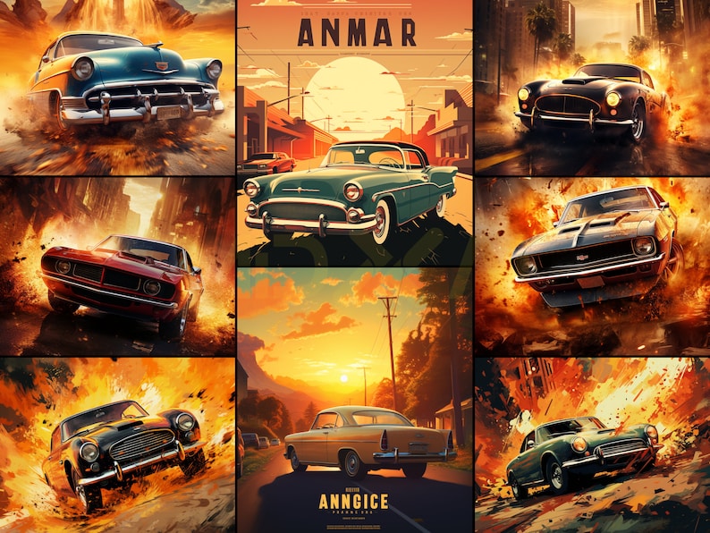 Midjourney Prompts for Car Poster Design Create Your Dream Cars Poster ...