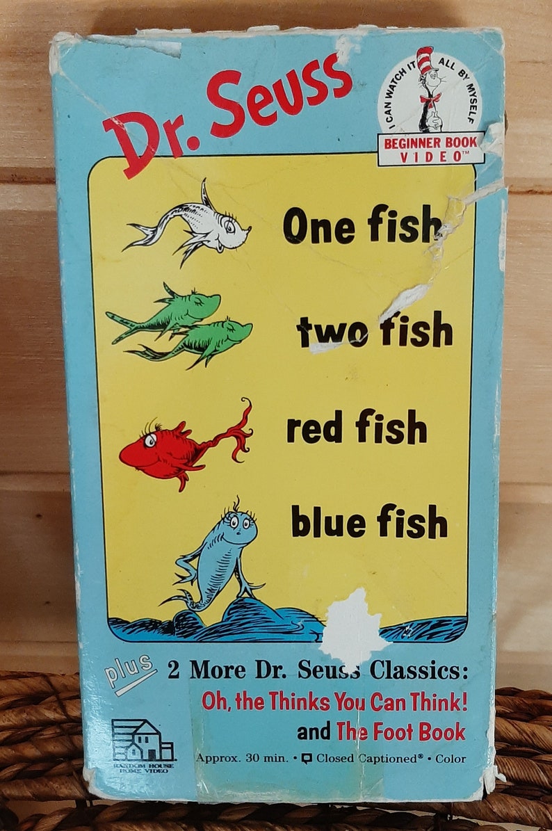 Vintage Dr. Seuss VHS Movie - Etsy