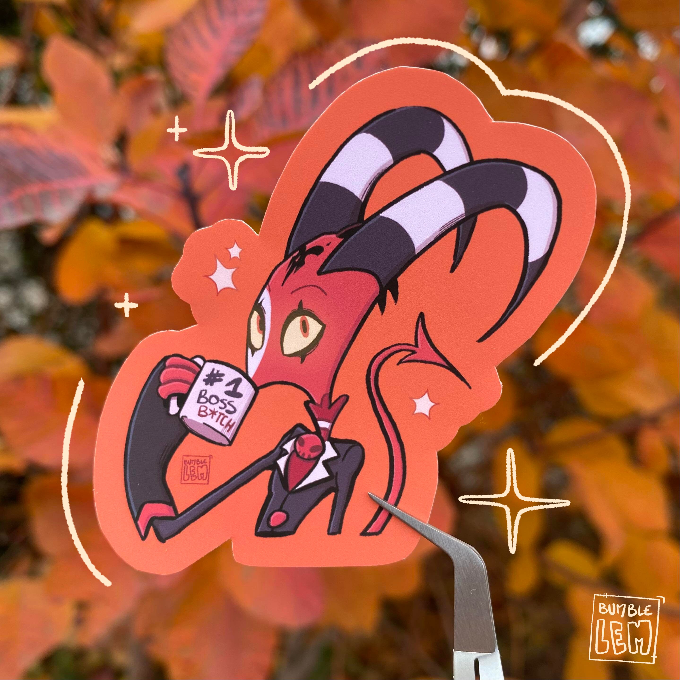 Helluva Boss Mat Stickers - Etsy