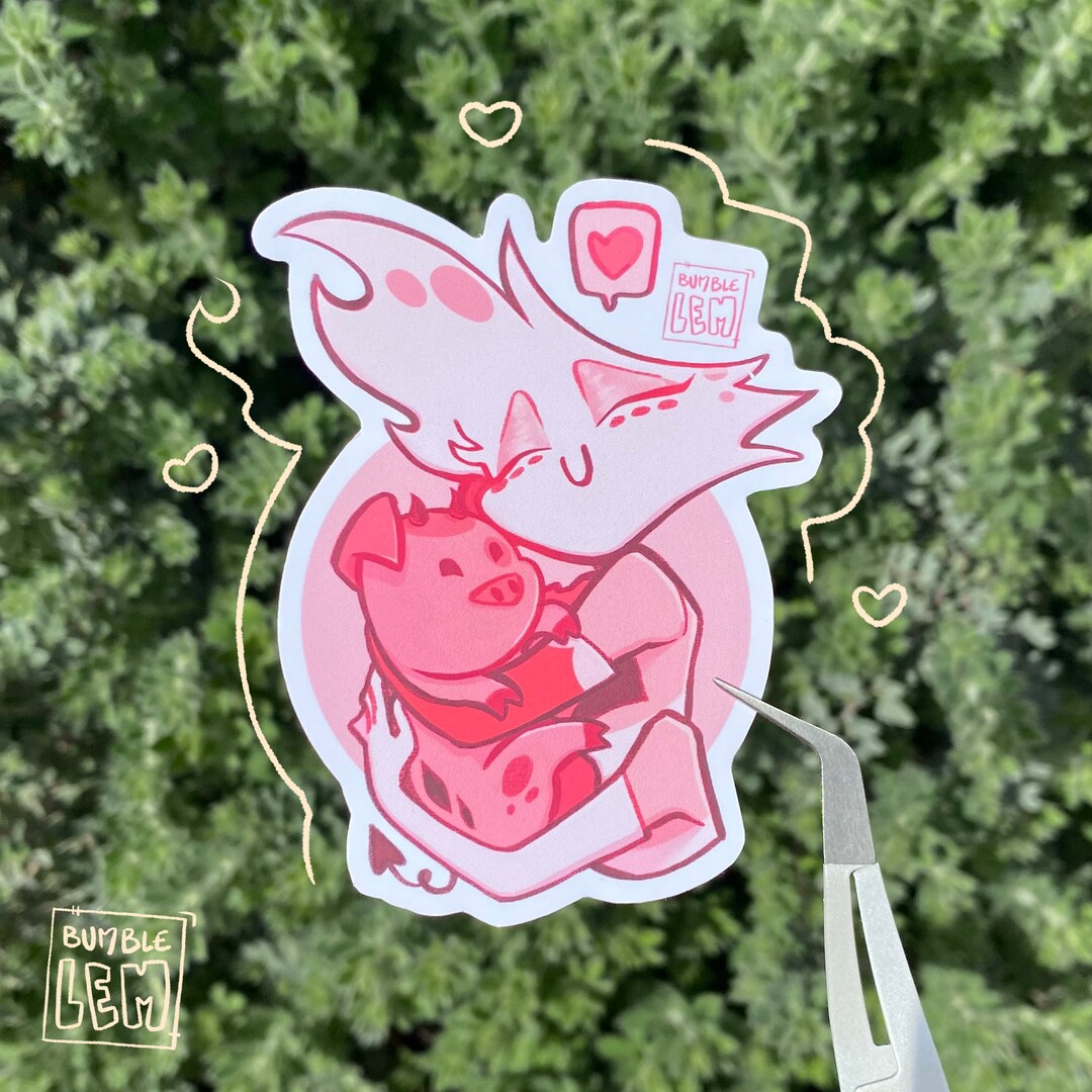 Angel Dust Hazbin Hotel Sticker - Etsy