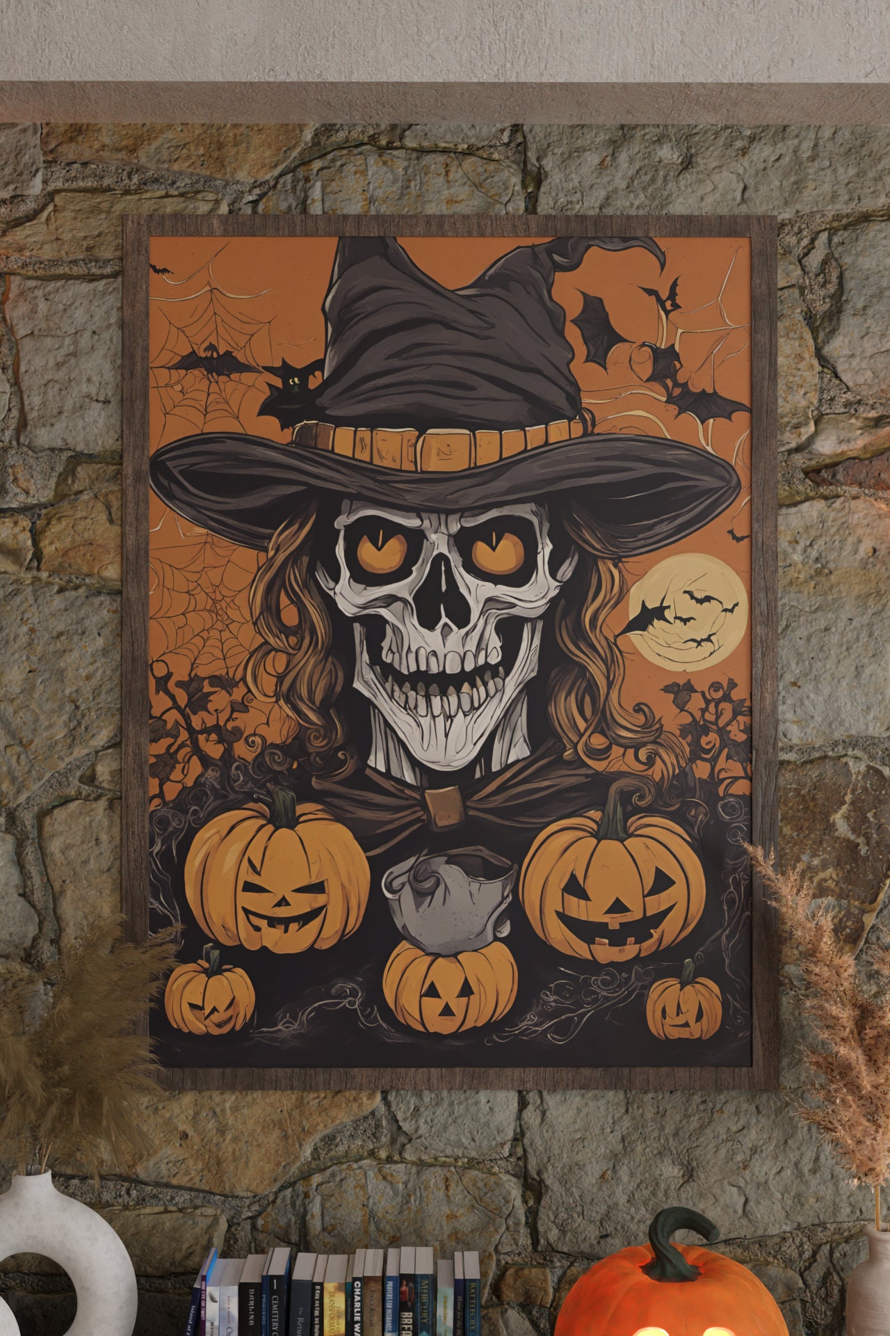 Halloween Art Print Vol 5 Spooky Poster Print Haunted House Print ...