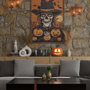 Halloween Art Print Vol 5 Spooky Poster Print Haunted House Print ...