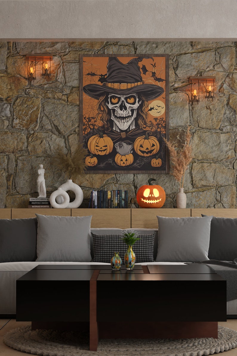 Halloween Art Print Vol 5 Spooky Poster Print Haunted House Print ...