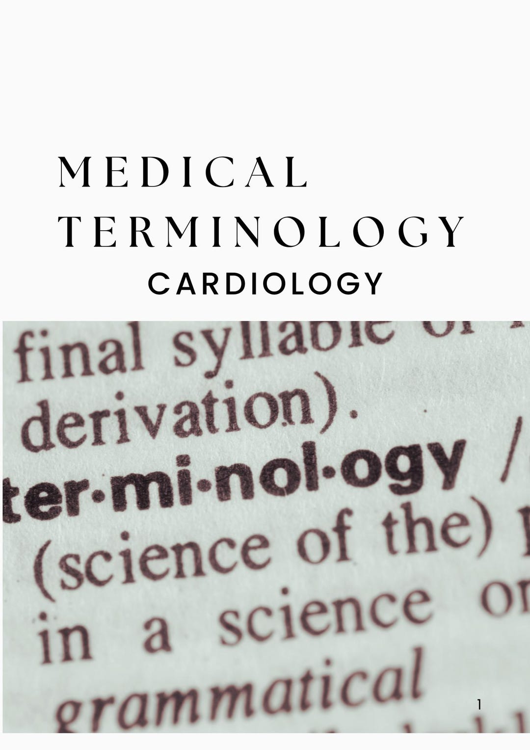 Cardiology Medical Terminology – Beginner & Intermediate Guide - Etsy