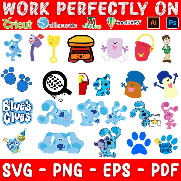 Blues Clues Svg for Cricut - Etsy