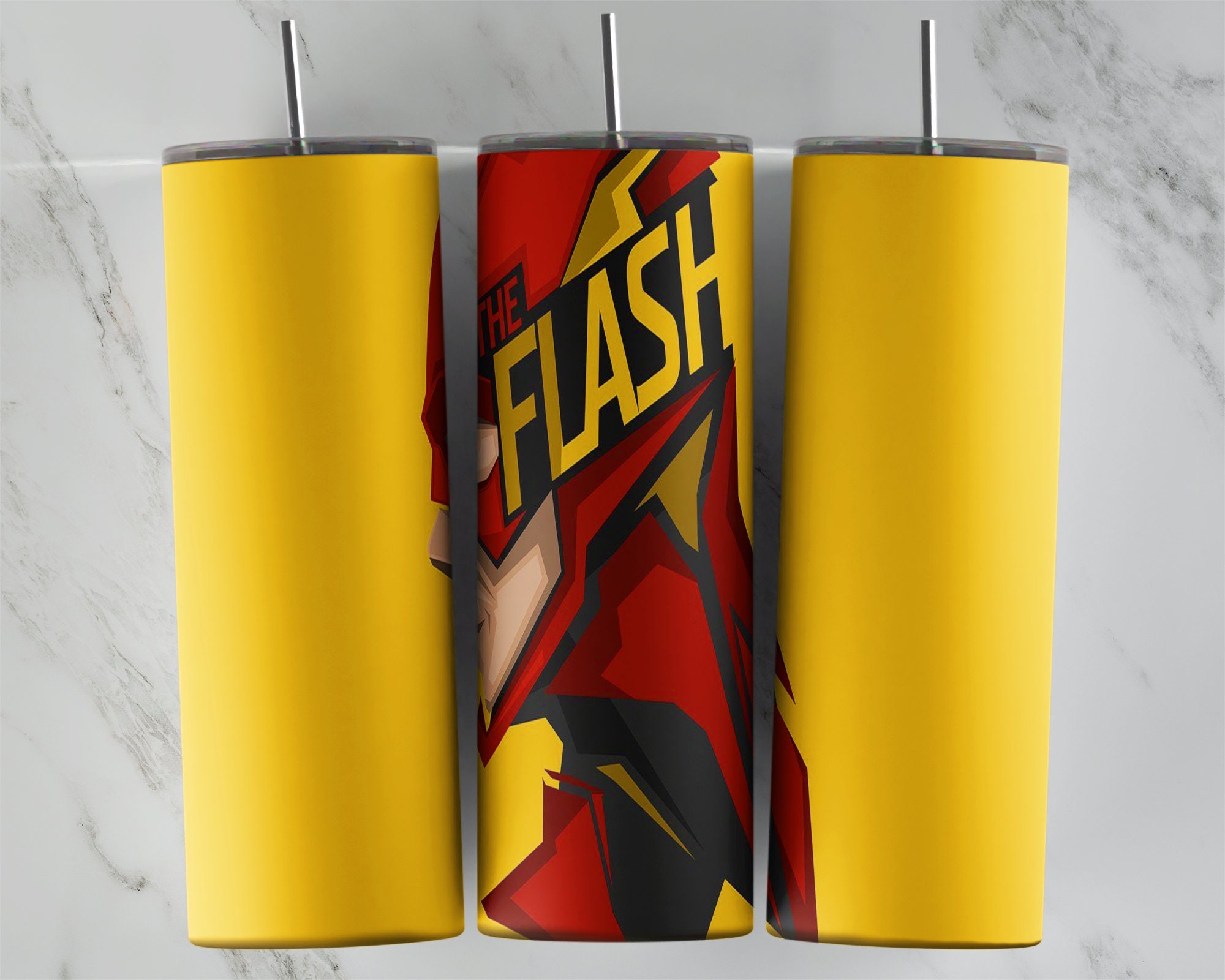 Flash Tumbler Design, 20 Oz Skinny Tumbler Design, Sublimation Image ...