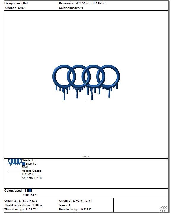 Audi Drip Logo - Etsy