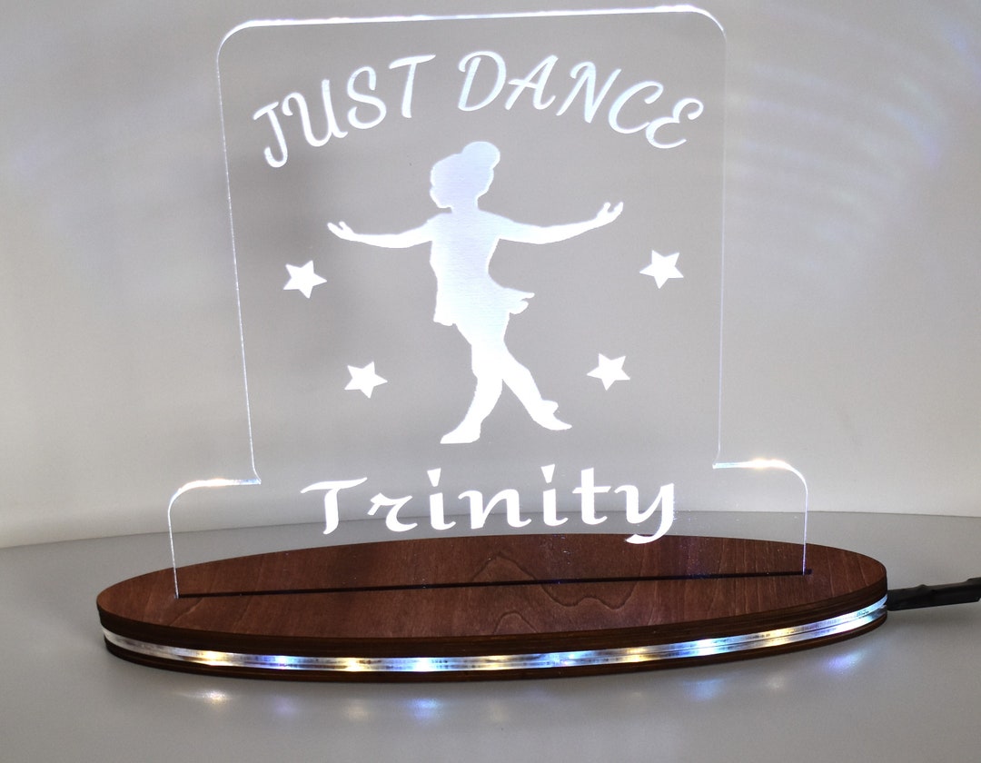 Dancer LED Light Personalize With Lighted Base Great Gift for Dancers ...