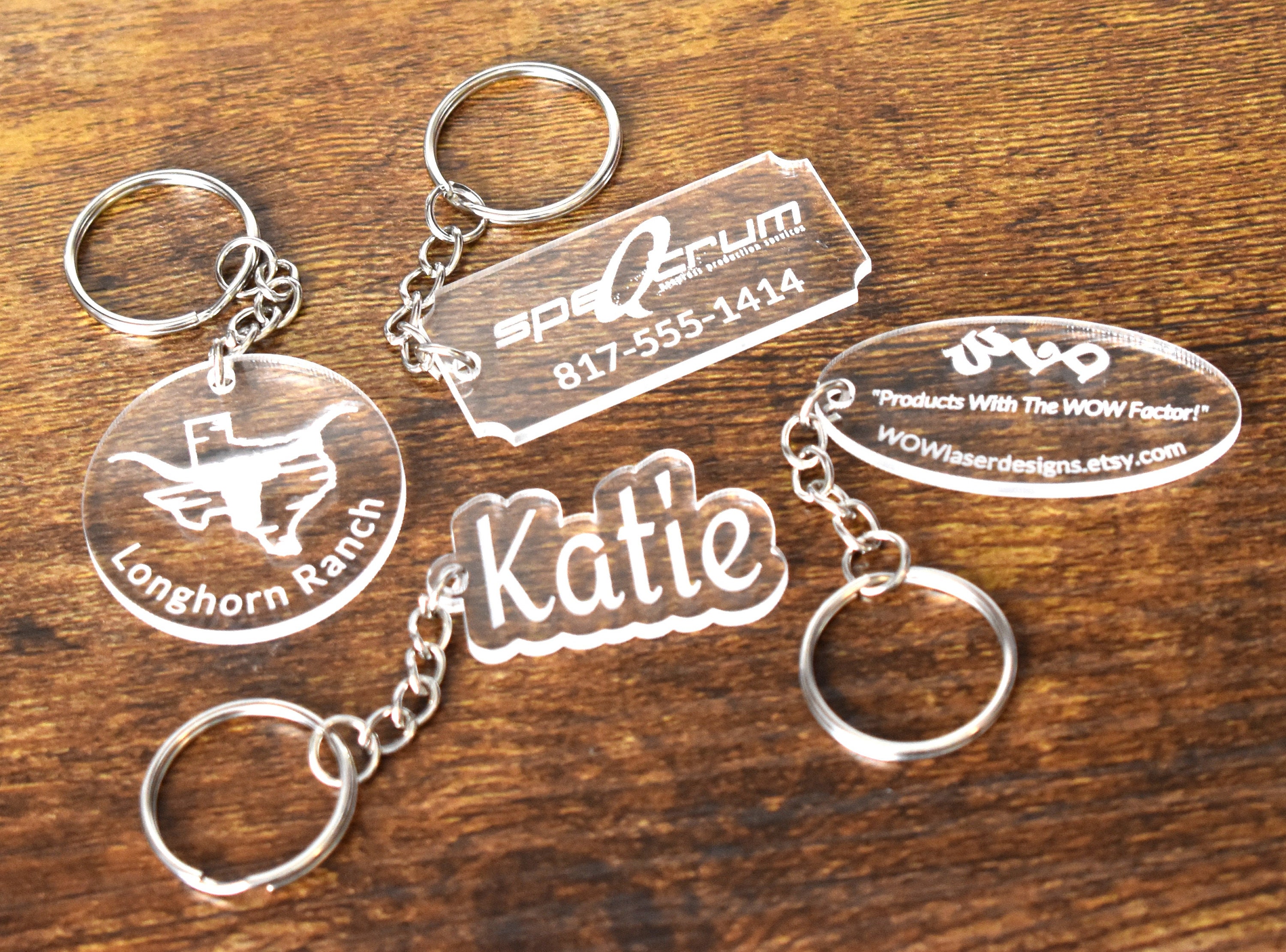 Custom Acrylic Keychains Advertising Gifts Party Promotional - Etsy