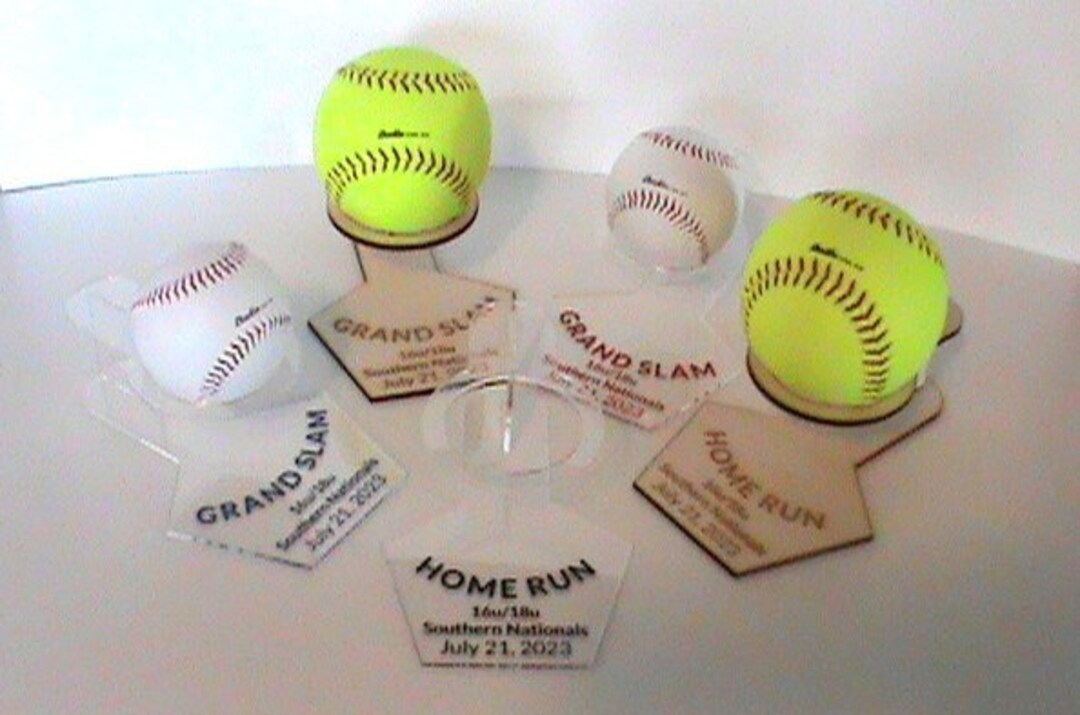 1st Homerun Grandslam Foul Ball Display Stand Case Personalized - Etsy