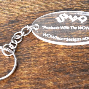 Custom Acrylic Keychains Advertising Gifts Party Promotional - Etsy