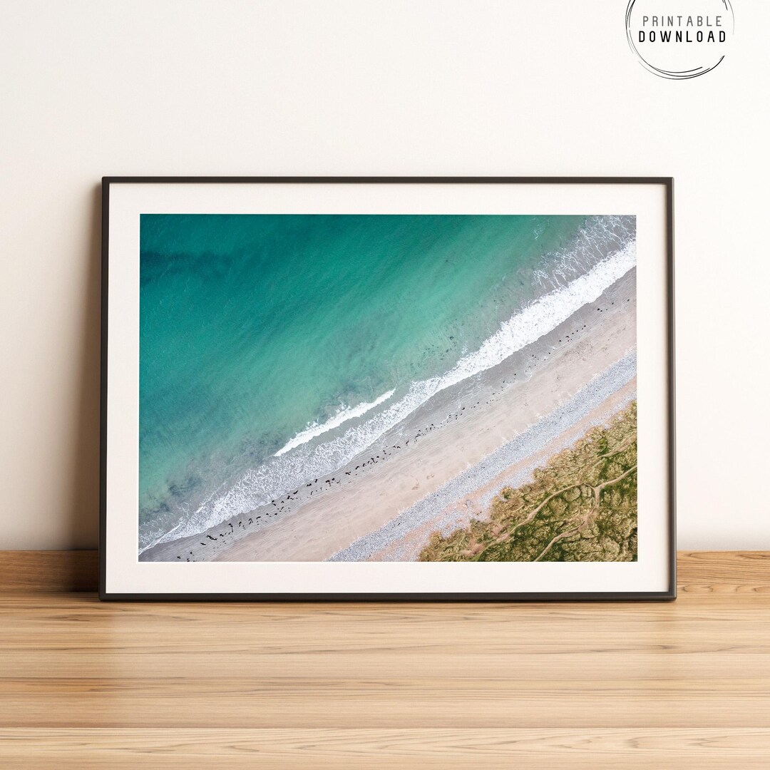 Bertra Beach Printable Drone View Photo, Aerial Photography, Ireland ...