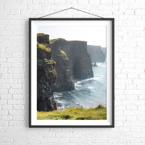 Cliffs of Moher Printable Poster, Landscape Photo, Ireland Wall Art ...