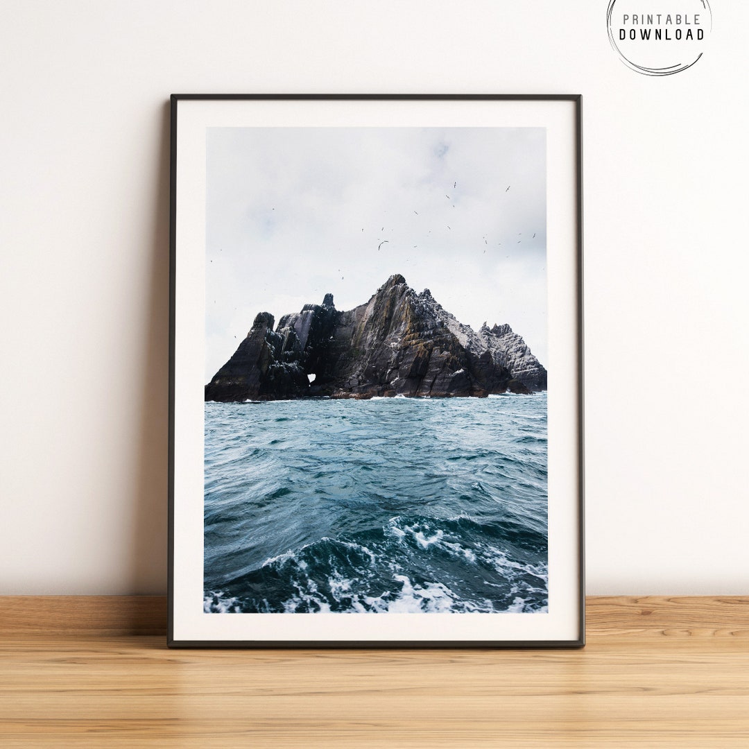 Little Skellig Island, County Kerry, Irish Coastline Printable Photo ...