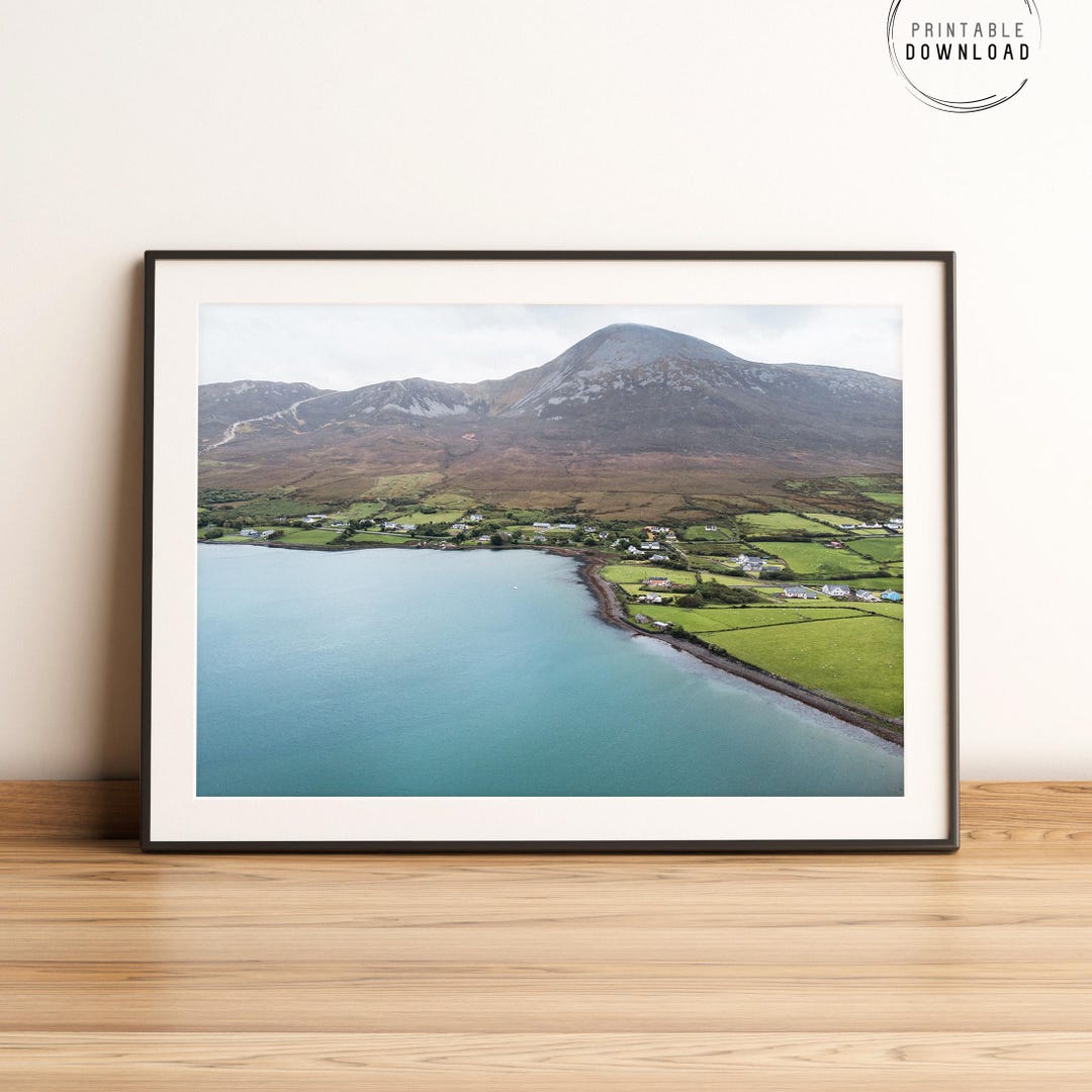 Murrisk, Bertra Beach Printable Photo, Aerial Photography, Ireland Wall ...