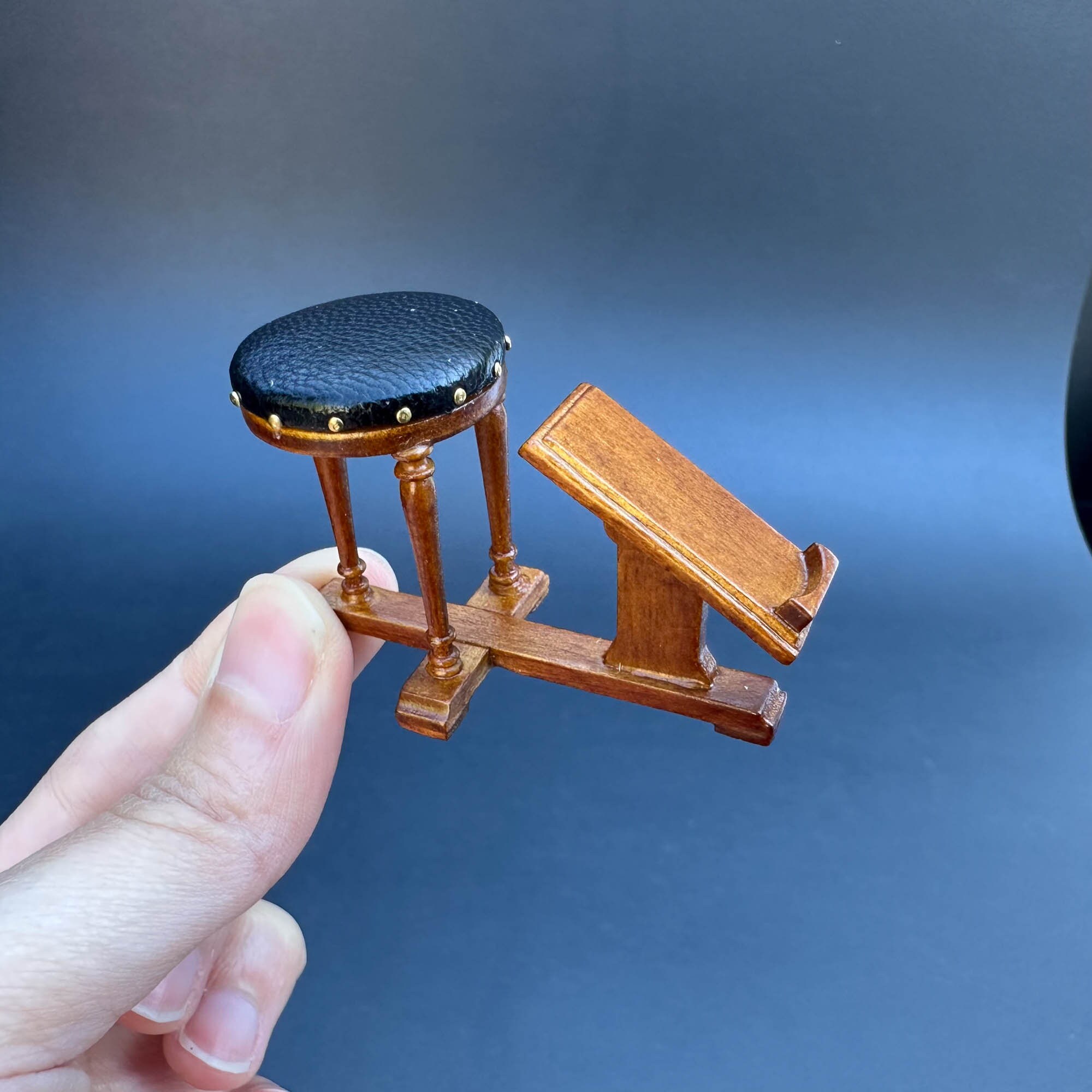 Salesman Sizing Fitting Stool Bench Foot Rest Chair Jacobean - Etsy