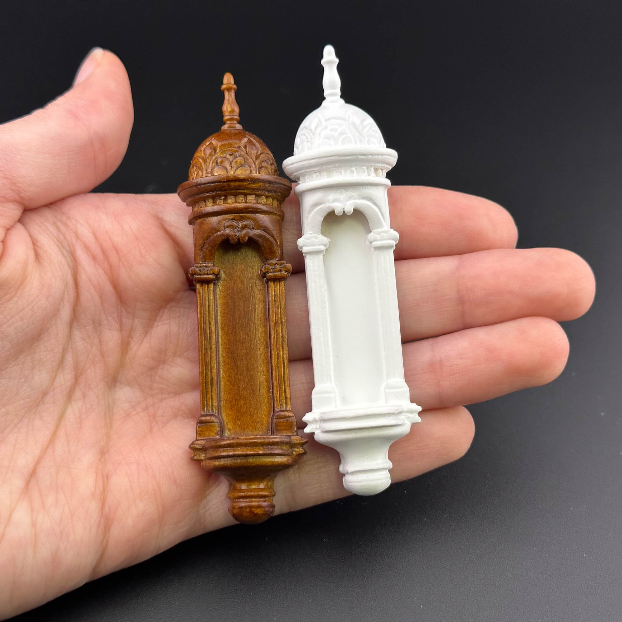 Small Victorian Carved Wall Niche for Dollhouse Miniatures 1:12 Scale ...