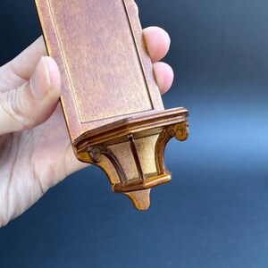 Large Gothic Carved Wall Niche for Dollhouse Miniatures 1:12 Scale Wood ...