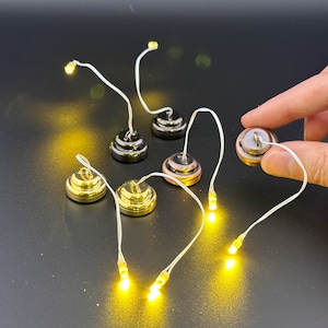 DIY Dollhouse LONG LED for Your Own Hanging Light Design in 1:12 Scale ...