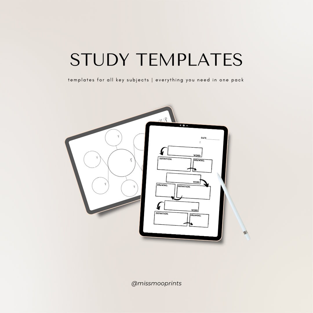 Study Pack - Digital Download/printable - Etsy