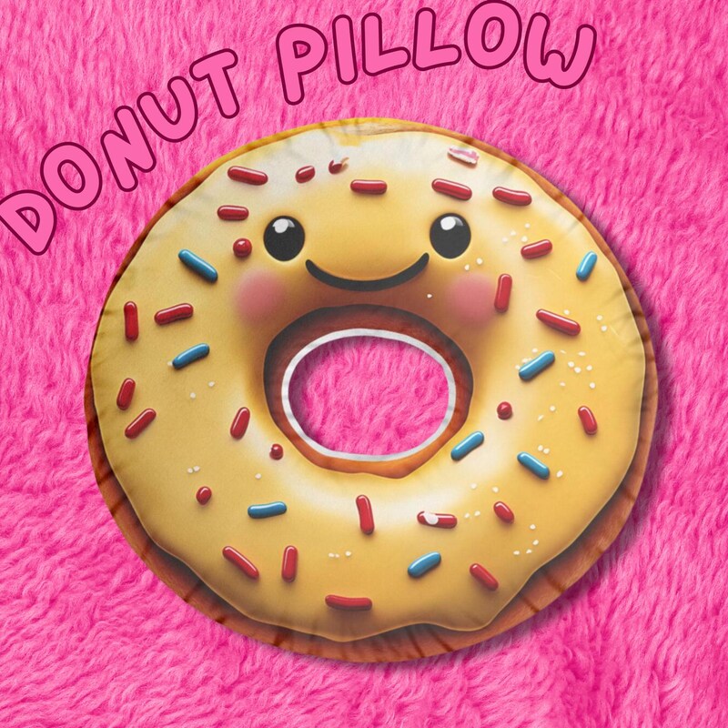 Donut Pillow - Etsy