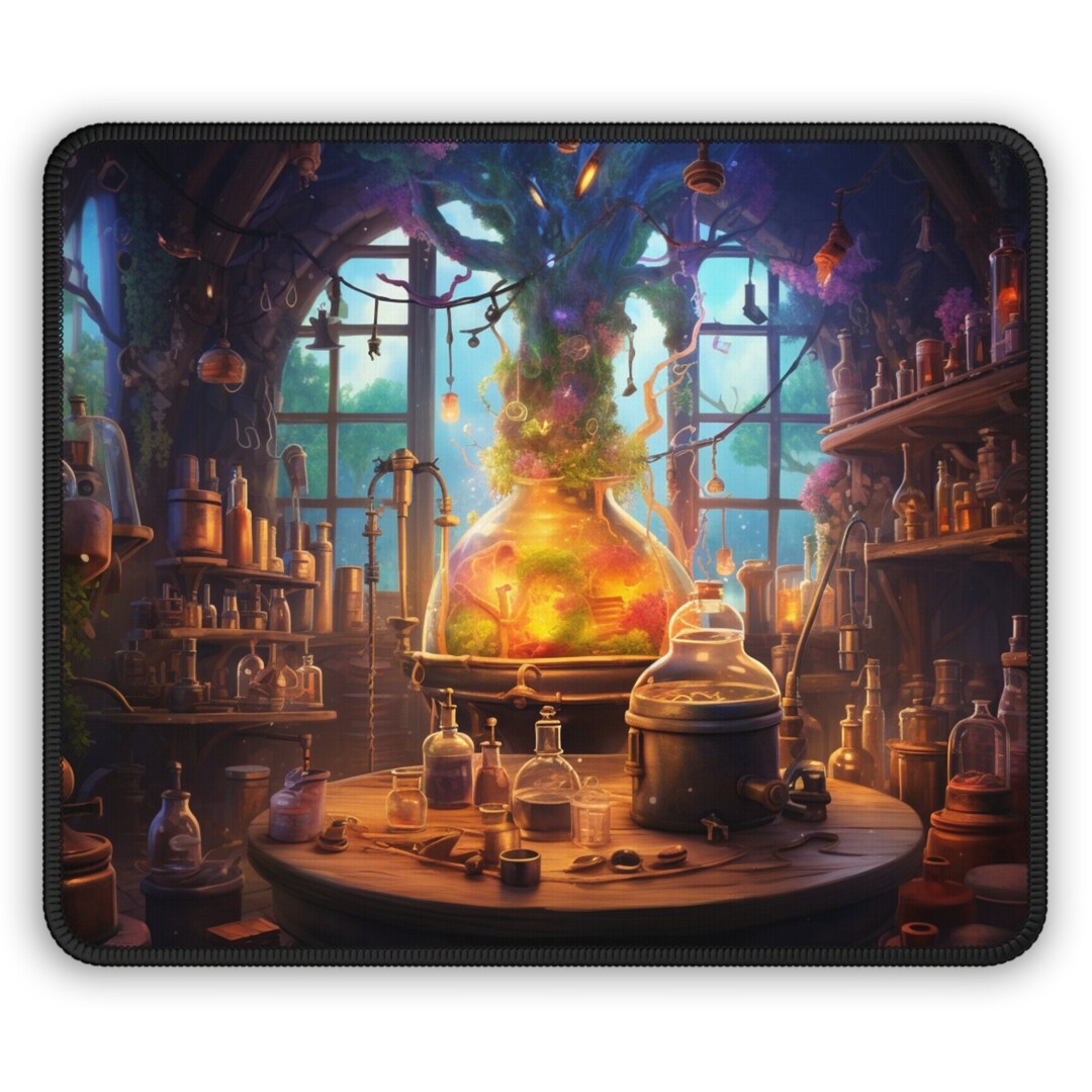 Alchemy Potion Laboratory Mouse Pad - Etsy