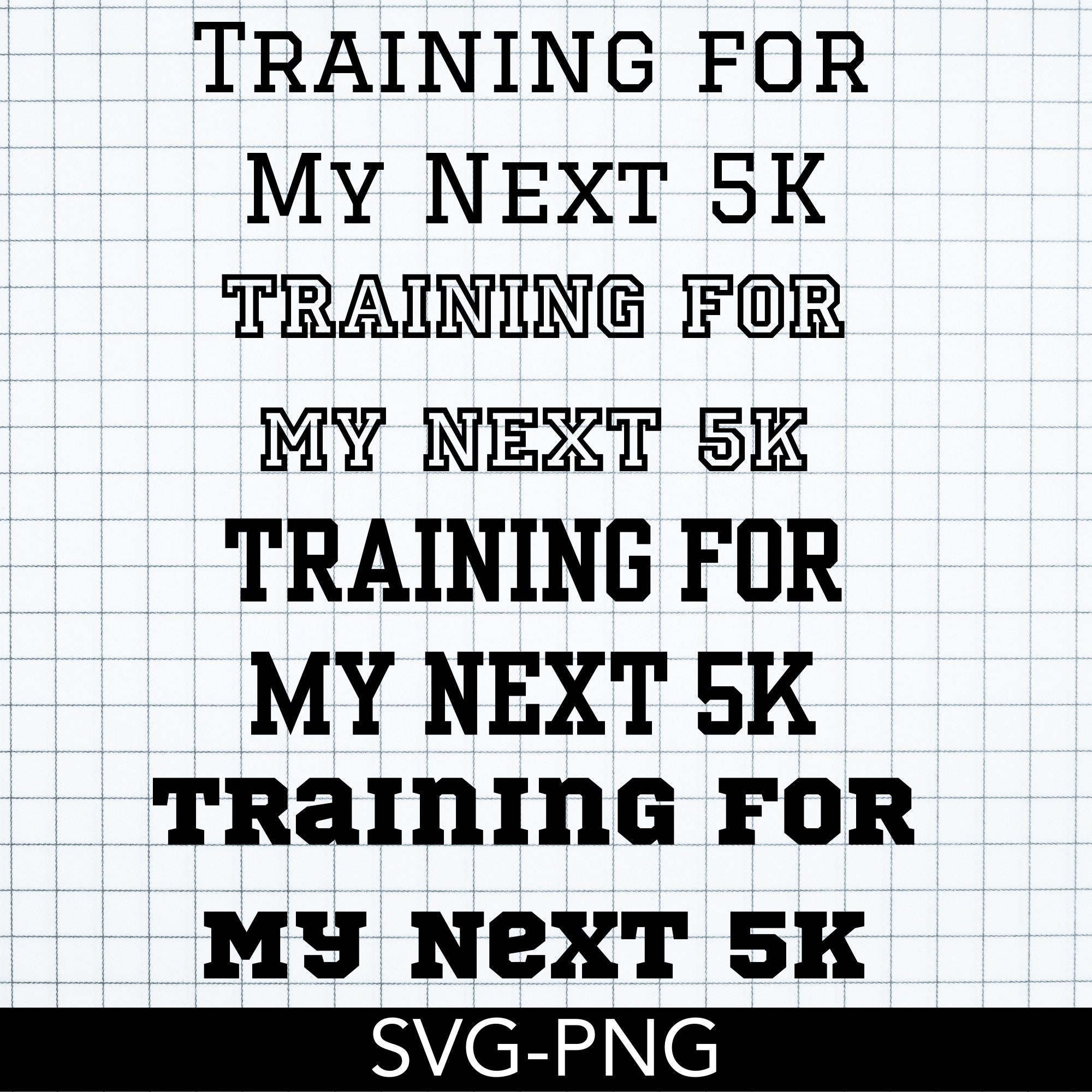 5k Run SVG PNG Bundle Svg Running Cut File 5k Run Png Svg Race Training ...
