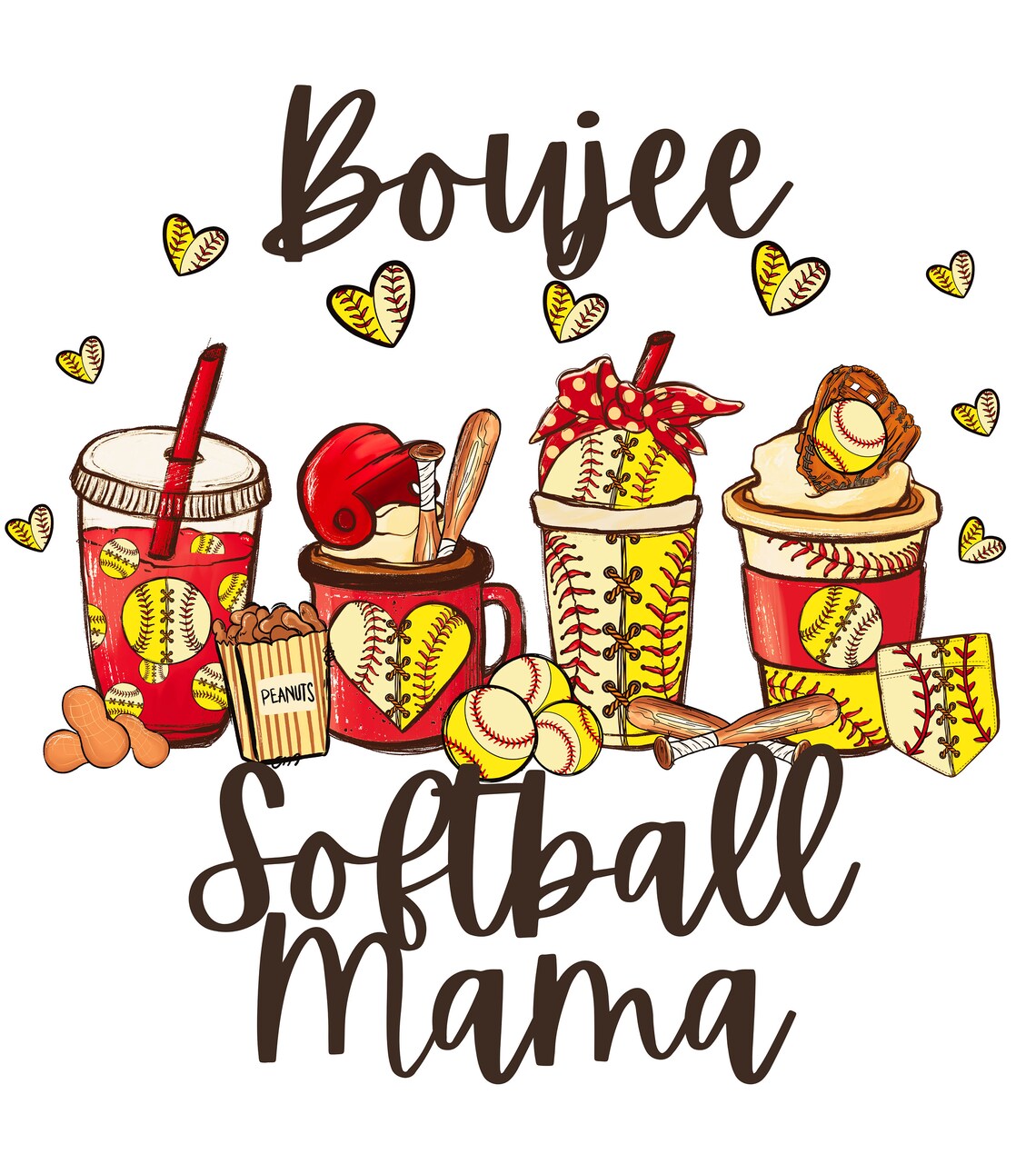 Boujee Softball Mama PNG, Ballpark Coffee Cups and Mugs , Sporty Mama ...
