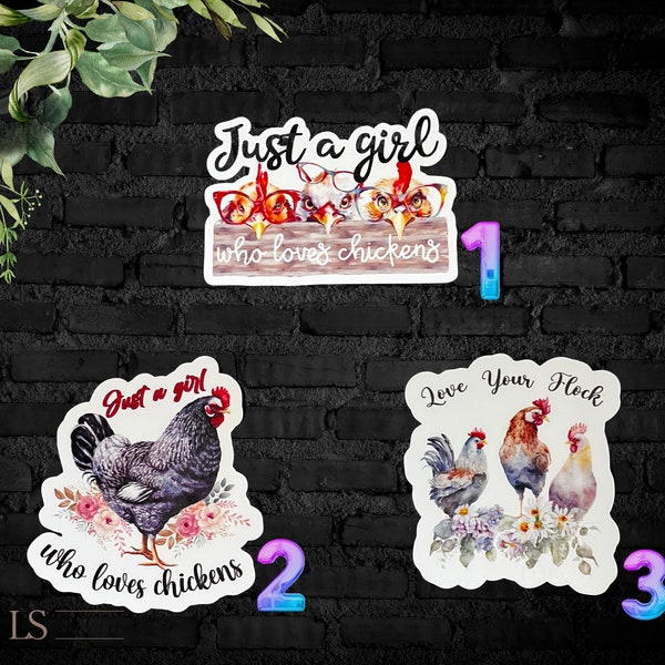 Chicken Decals - Etsy