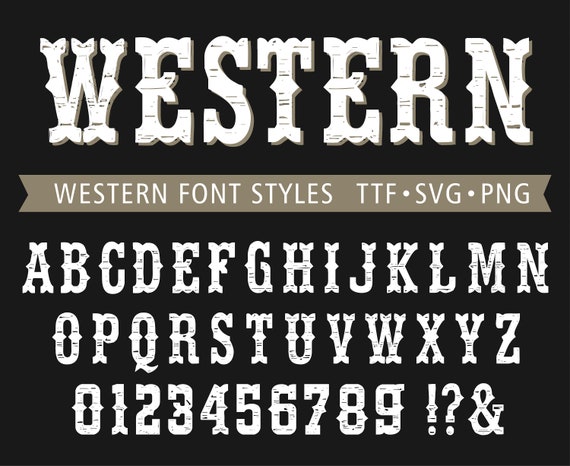 Old West Fonts Photos Wild West Fonts | Font Bundles