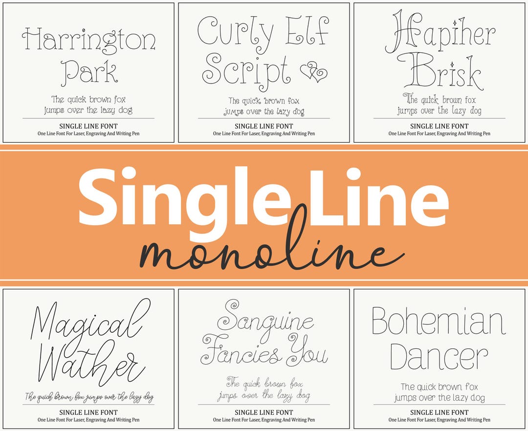 Single Line Font Writing Font Cricut One Line Font Single Line ...