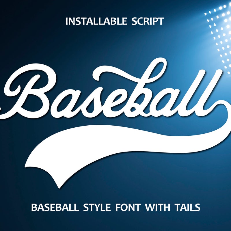 Font With Tails - Etsy